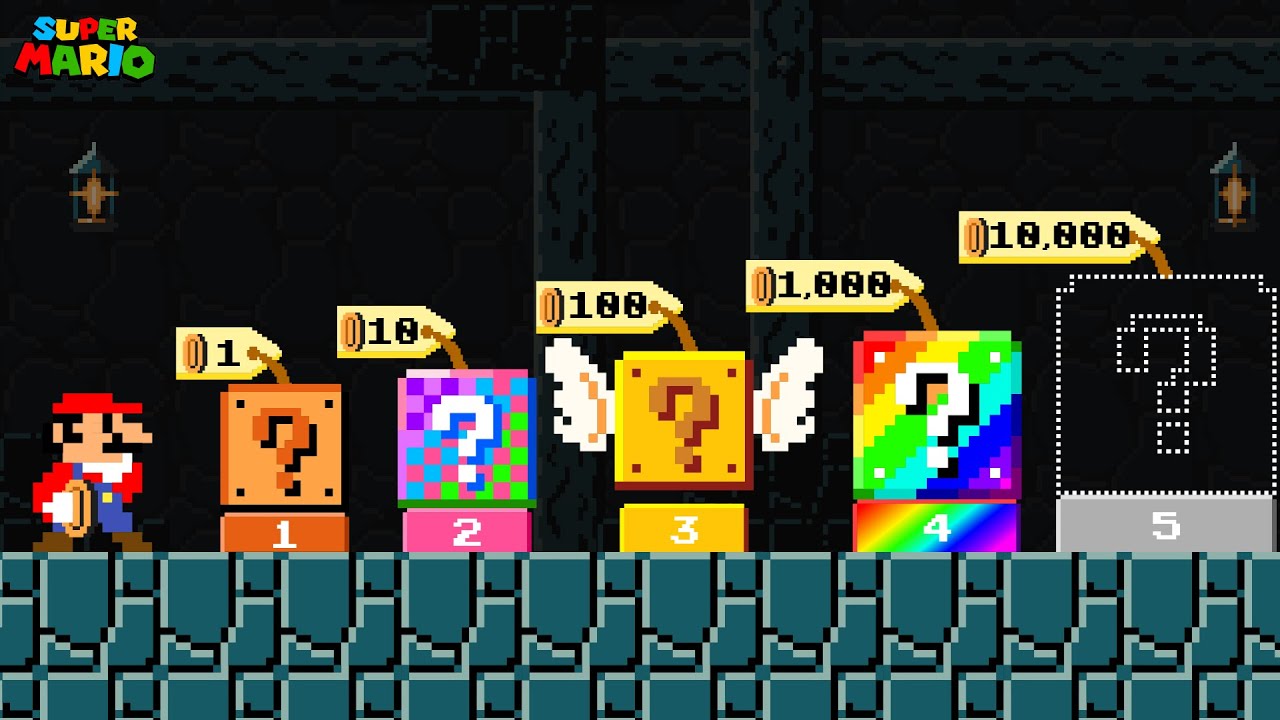 When Mario Can Buy All the Question Blocks in Super Mario Bros. - YouTube