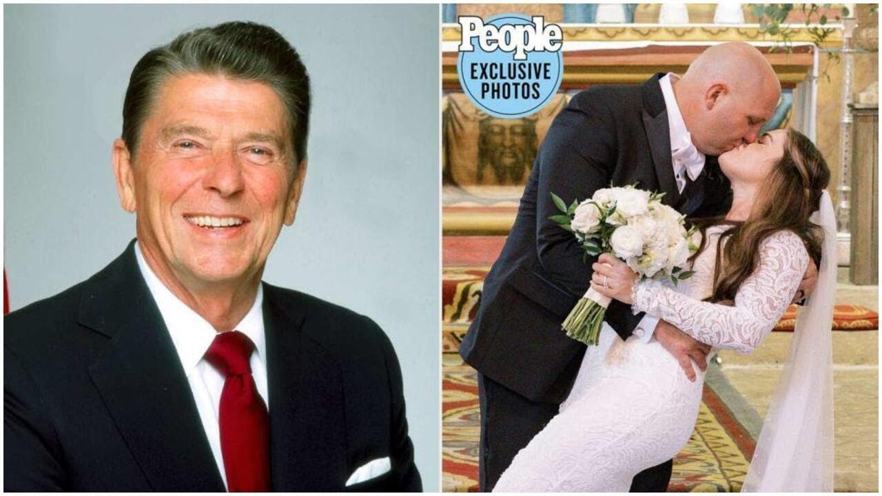Ronald Reagan’s Granddaughter Ashley Marries Police Officer Joe Dunster ...