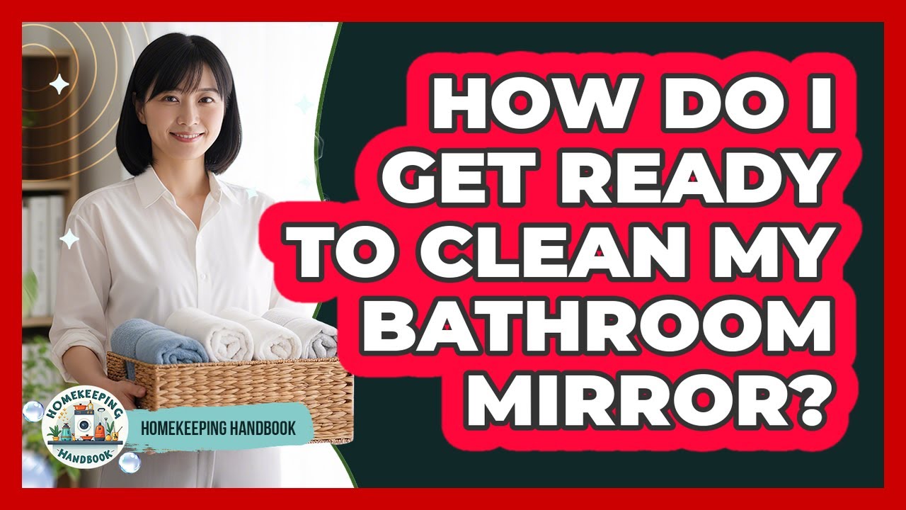 How Do I Get Ready To Clean My Bathroom Mirror? - YouTube
