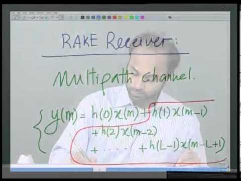 Mod-01 Lec-16 CDMA Advantages and RAKE Receiver - YouTube