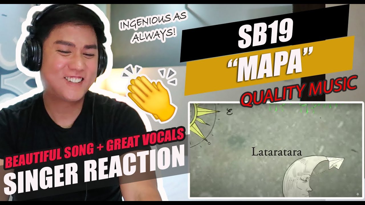 SB19 'MAPA' | OFFICIAL LYRIC VIDEO | SINGER REACTION - YouTube