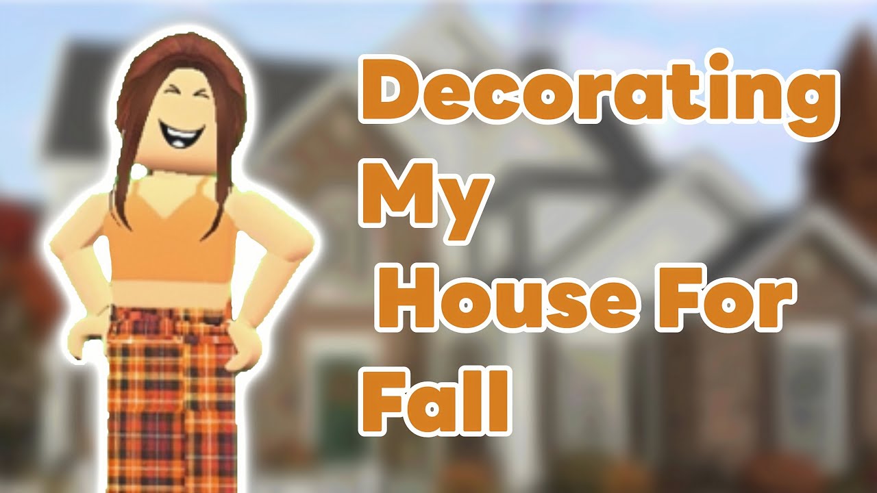 Decorating My House For Fall Roblox **WITH VOICE** - YouTube