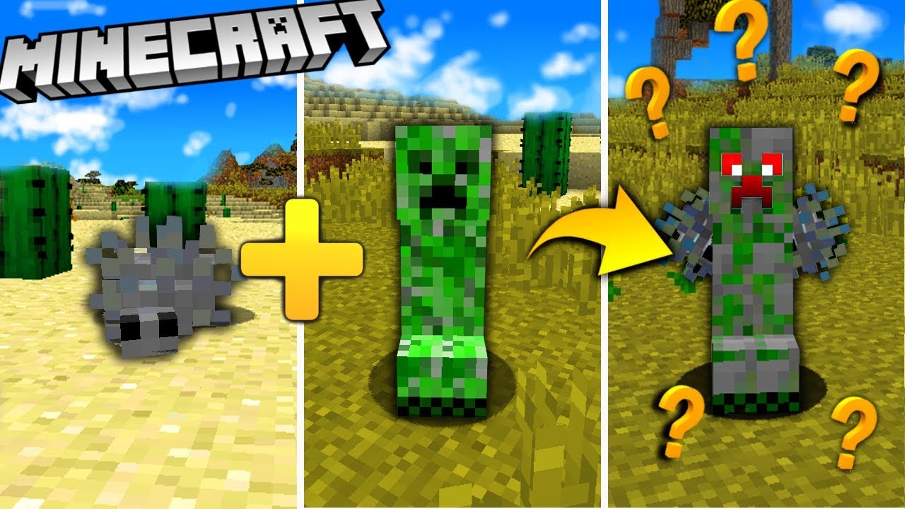 SILVERFISH + CREEPER = ??? | ŻYCIE MUTANTA MOBÓW W MINECRAFT ! - YouTube