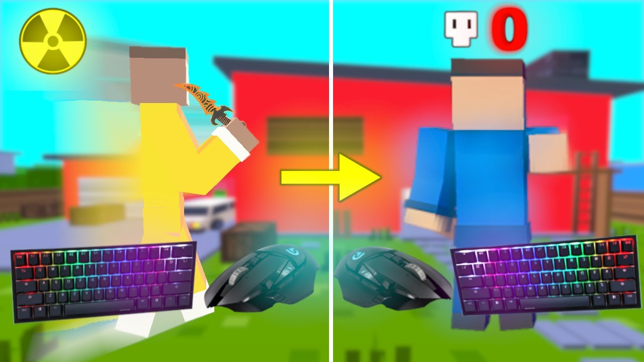 Playing MOUSE & KEYBOARD With Opposite Hands In Krunker! - YouTube