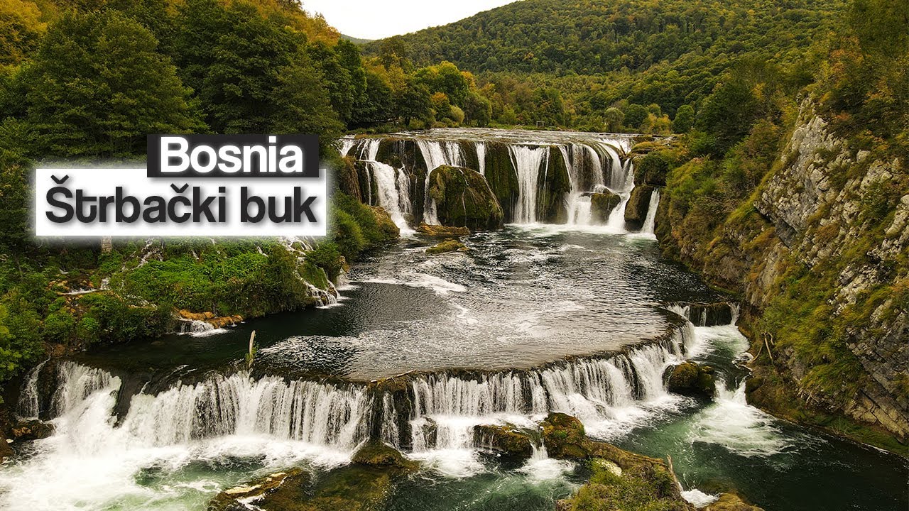 Drone Spots in Bosnia | Štrbački Buk waterfall - YouTube