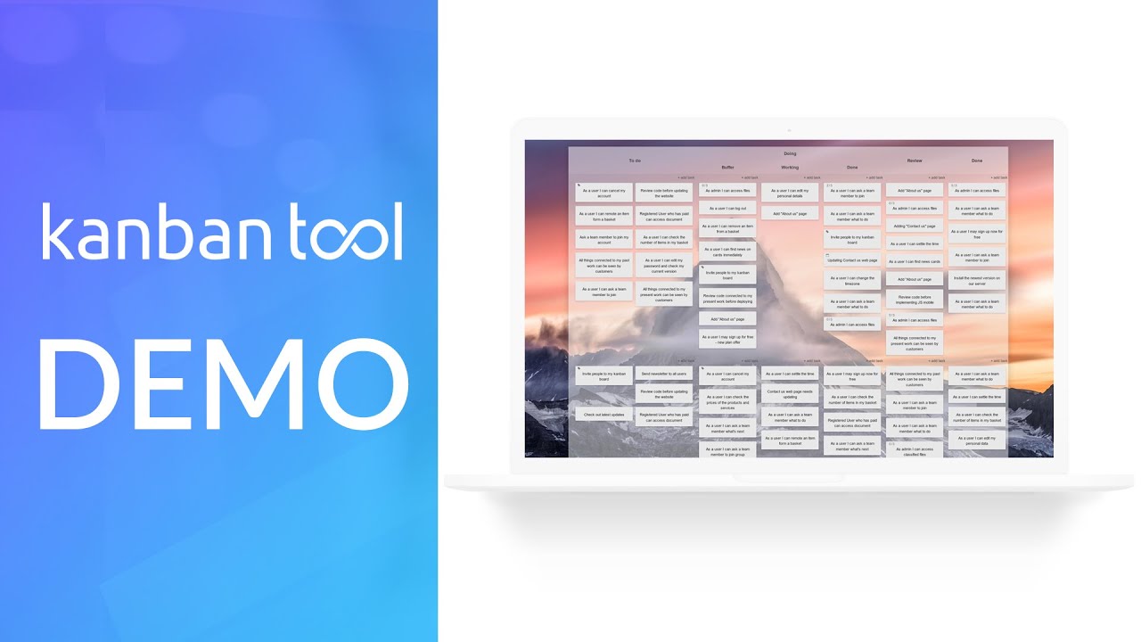 Kanban Tool Demo - kanbantool.com - YouTube