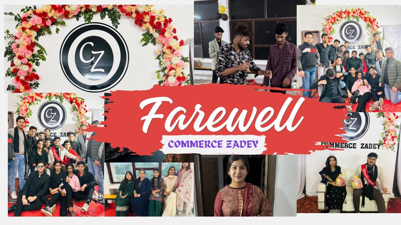 Farewell Class 12 || Stars of Commerce Zadey || - YouTube