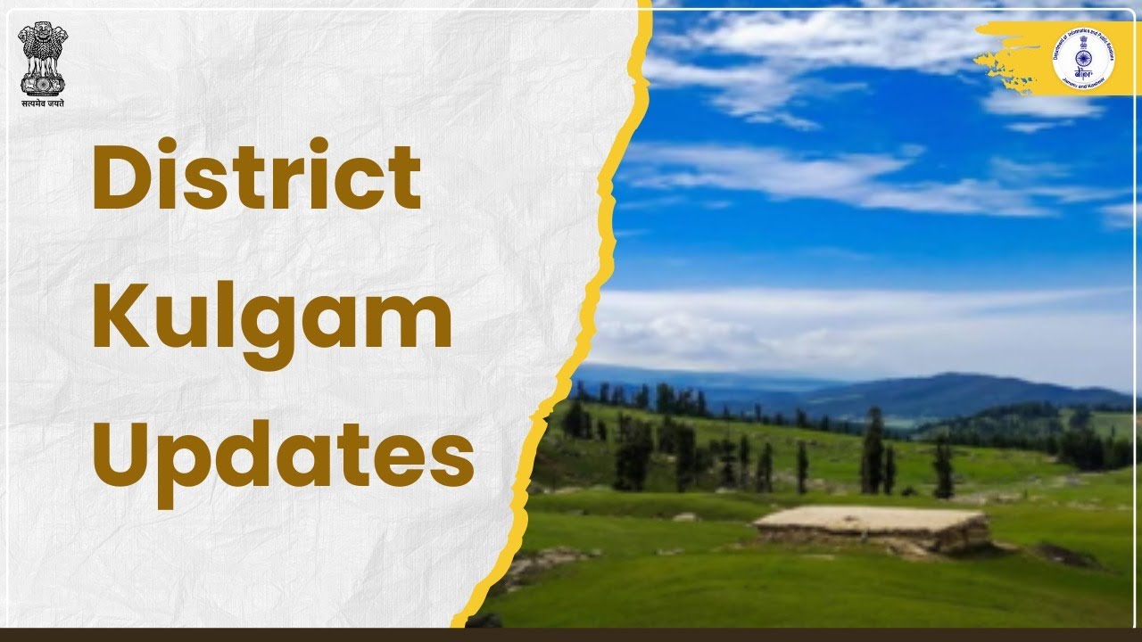 DC Kulgam Reviews Progress on Key Developmental Projects, stresses for ...