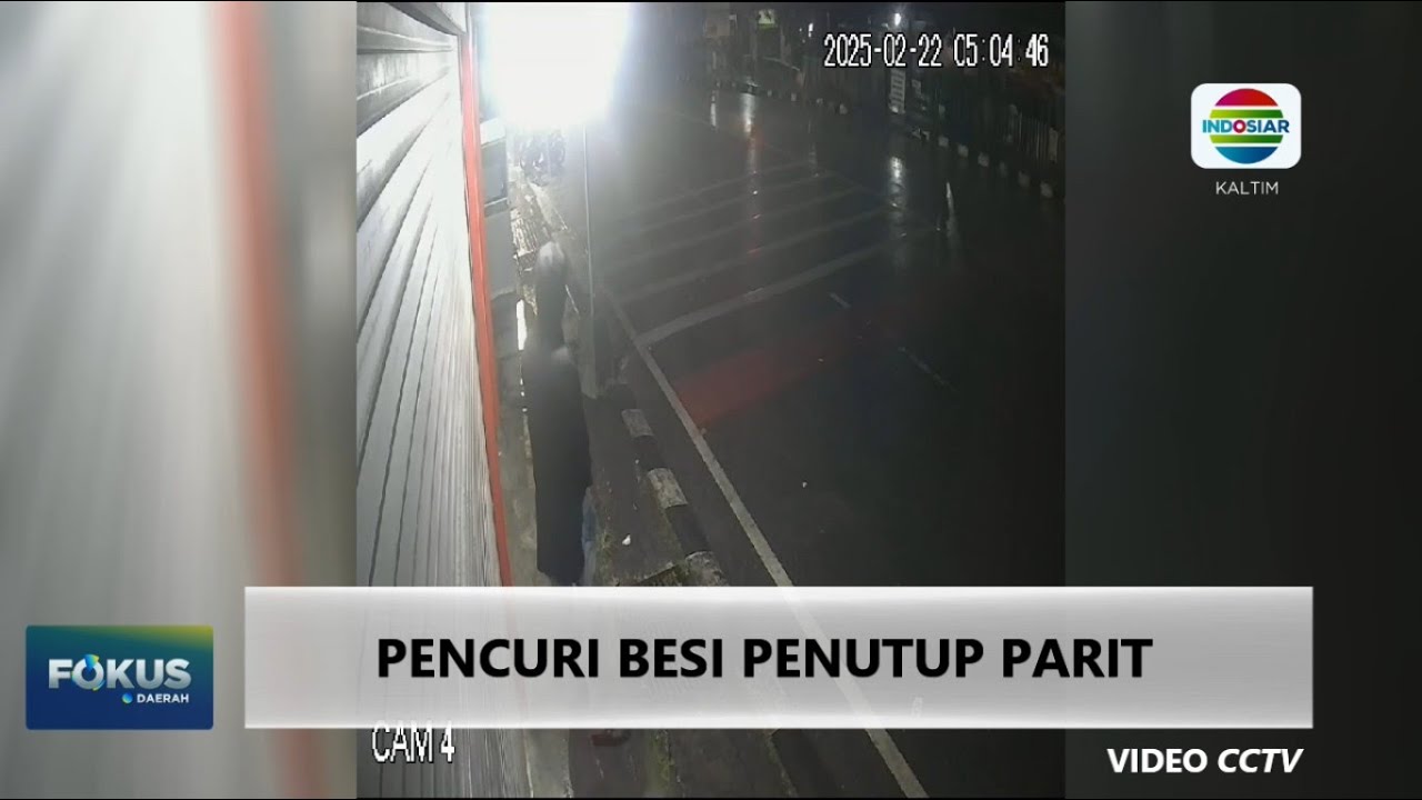 PENCURI BESI PENUTUP PARIT - YouTube
