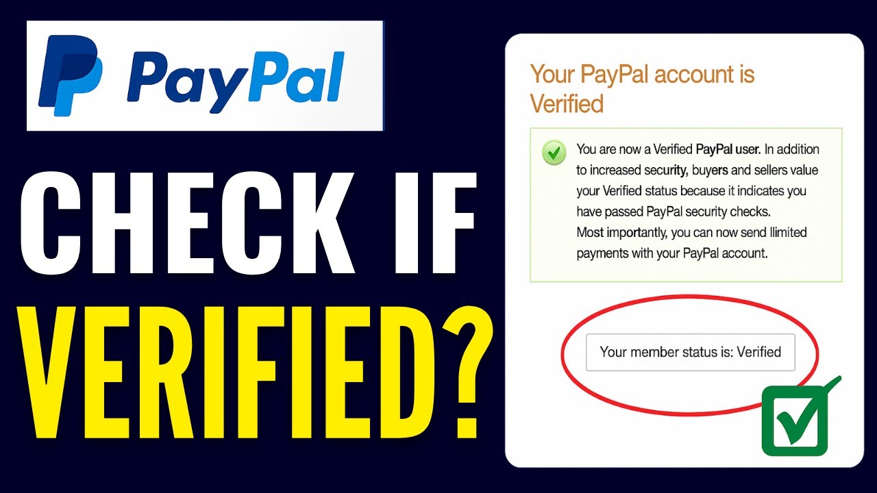 How to Check if My PayPal Account Is Verified 2025 (CORRECT WAY) - YouTube
