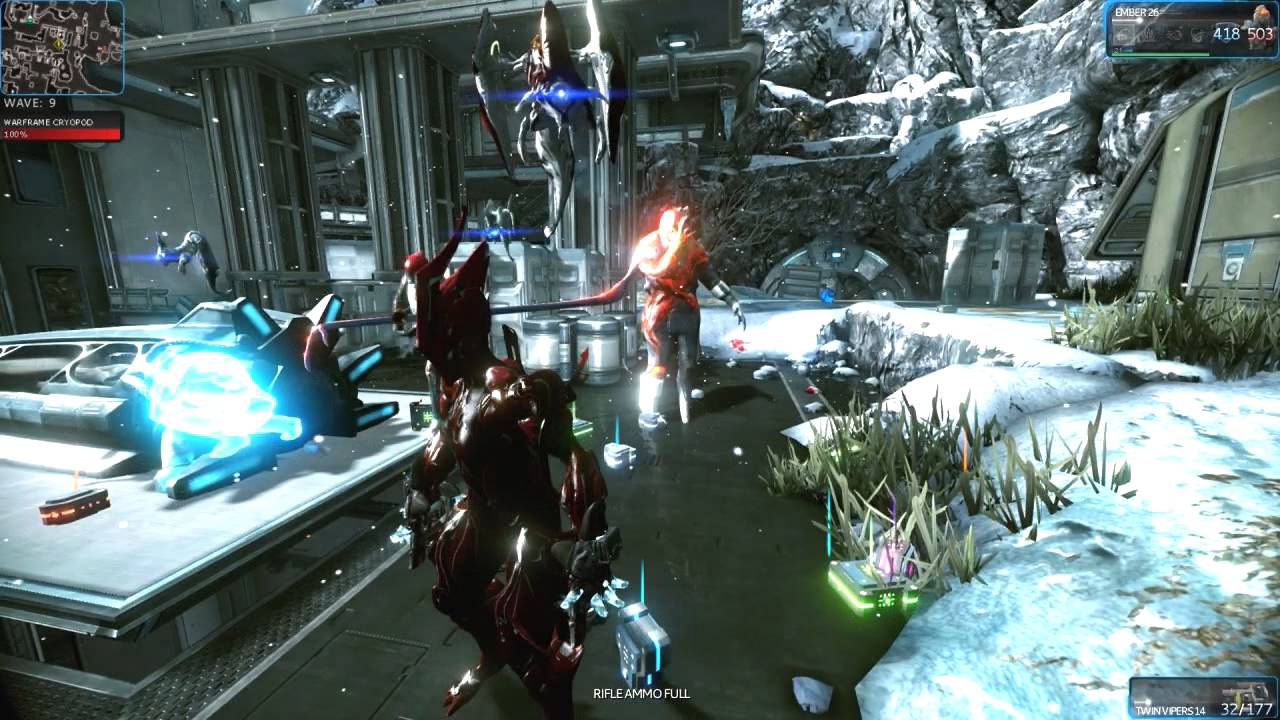 (Ember) Warframe: Defense Mission - Valefor W/ Live Commentary - YouTube