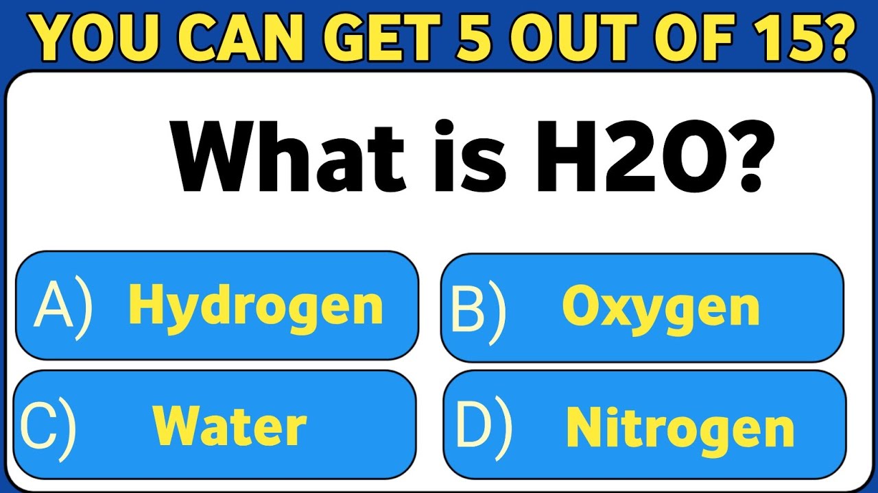 GK Quiz IQ Level Test | 15 Mind Sharp Questions with Answers | General ...