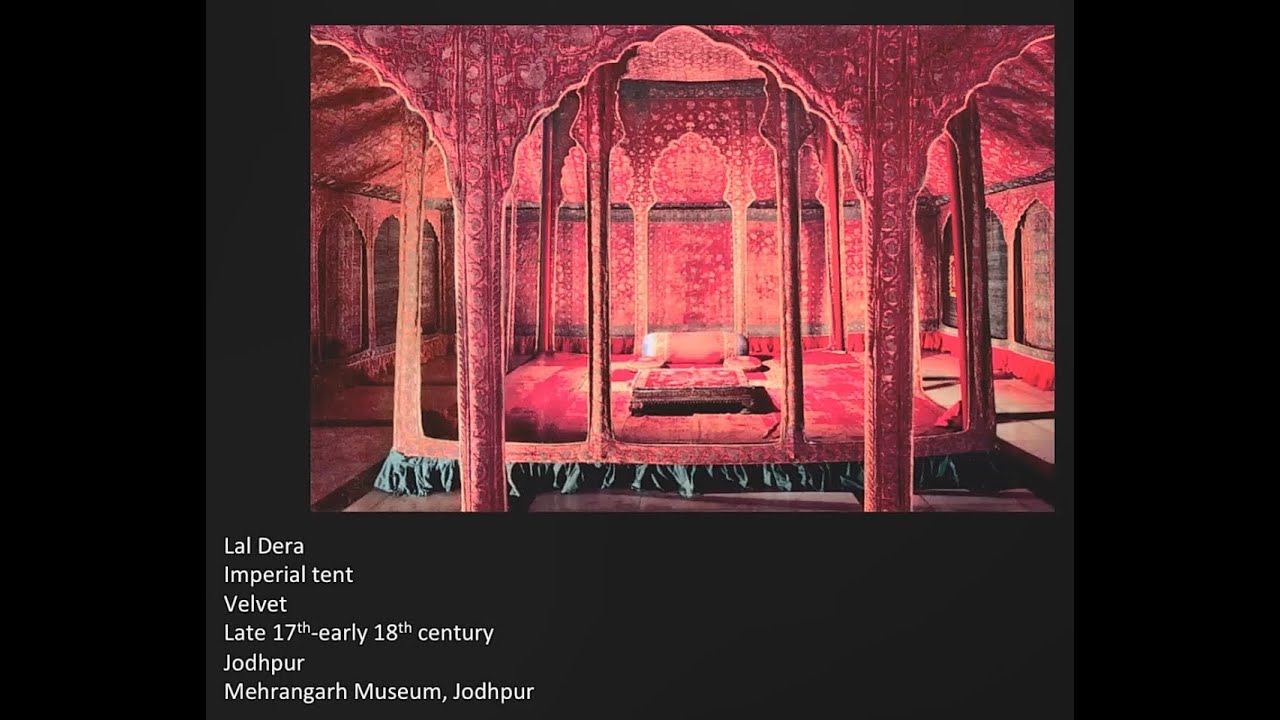 The Border is a Cusp: A 17th century red velvet tent panel in the ...