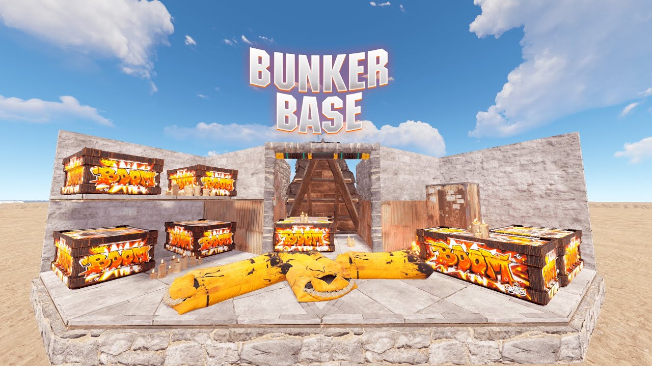 For DUO/TRIO|Compact Bunker|Rust Base Design 2023 - YouTube