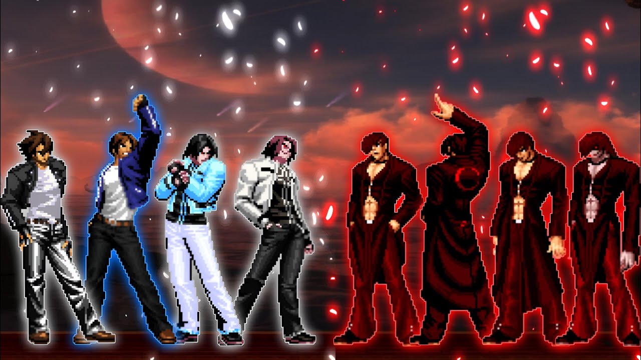 [KOF Mugen] Kyo Team VS. Blood Yagami Evolution Team - YouTube