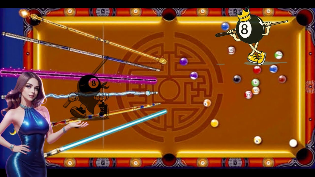 8 Ball Pool London Downtown 😍 Animated Cue Done All Missions Tokens ...