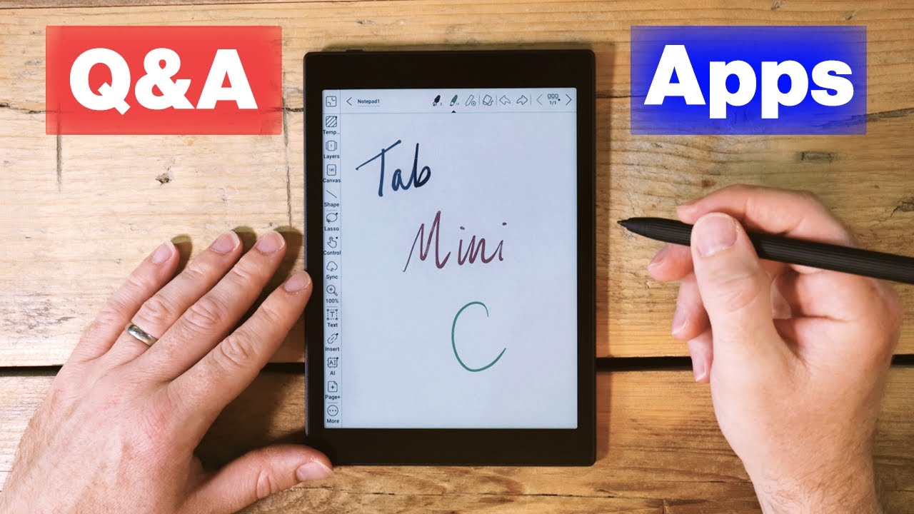 Boox Tab Mini C - Answering Your Questions, Comparisons and App ...