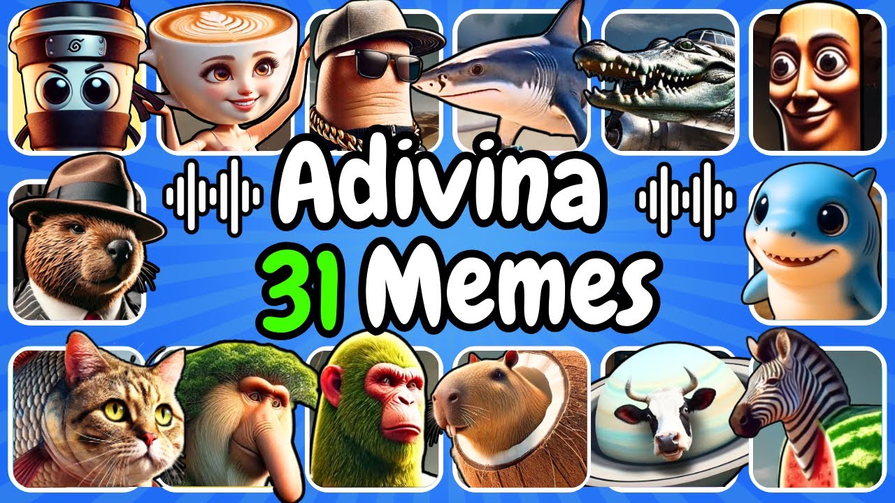 Adivina 31 MEMES De ANIMALES ITALIANOS🤣 ️Brainrot Memes😀Tralalero ...