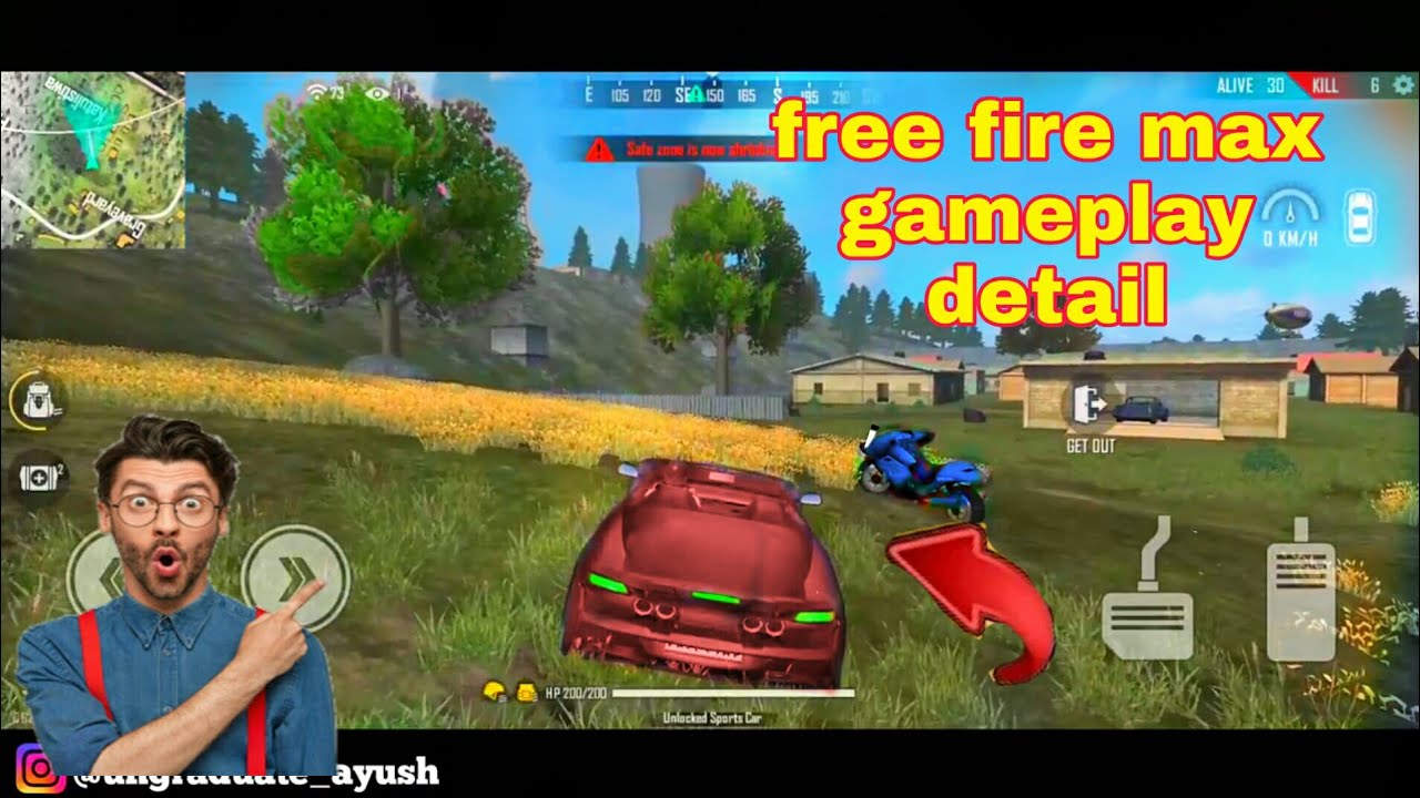 Free fire Max full gameplay and detail sound change 3D sound like real ...