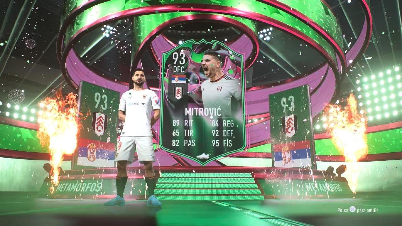 FIFA 23/PS5/ultimate team/mitrovic 93 metamorfo - YouTube