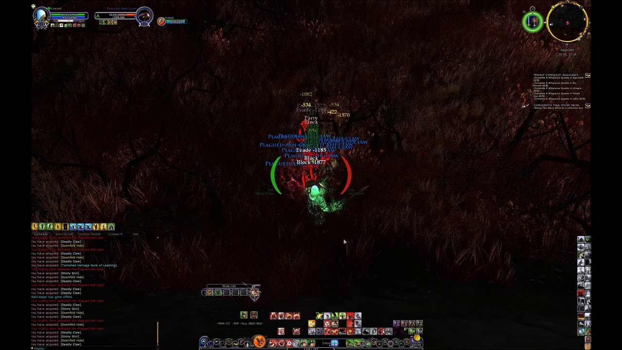 Lotro Mordor - Huge packs of mobs - YouTube