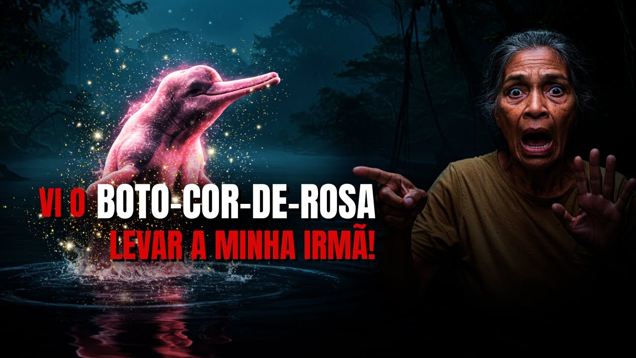 BOTO-COR-DE-ROSA levou a minha irmã - História Real da Amazônia # ...