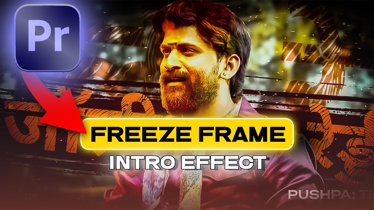How to create freeze frame intro ,character intro in Premiere Pro - YouTube