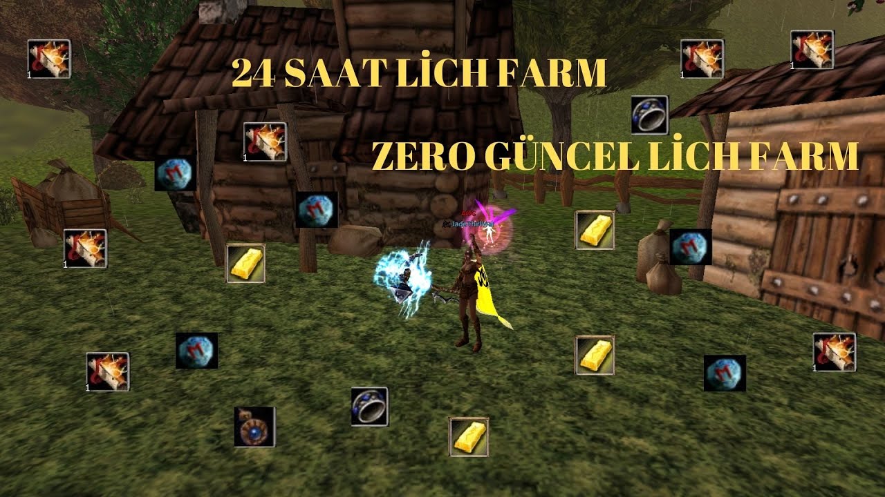 EN GÜNCEL LİCH FARM 2025 / 24 SAAT / KNİGHT ONLİNE ZERO - YouTube