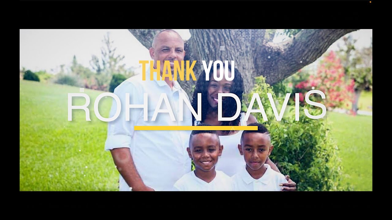 Honouring Mr. Rohan Davis of Bermuda Institute- Restoration Ministries ...