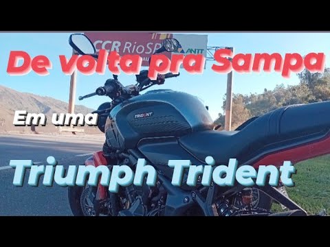 Triumph Trident 650,na Dutra - YouTube