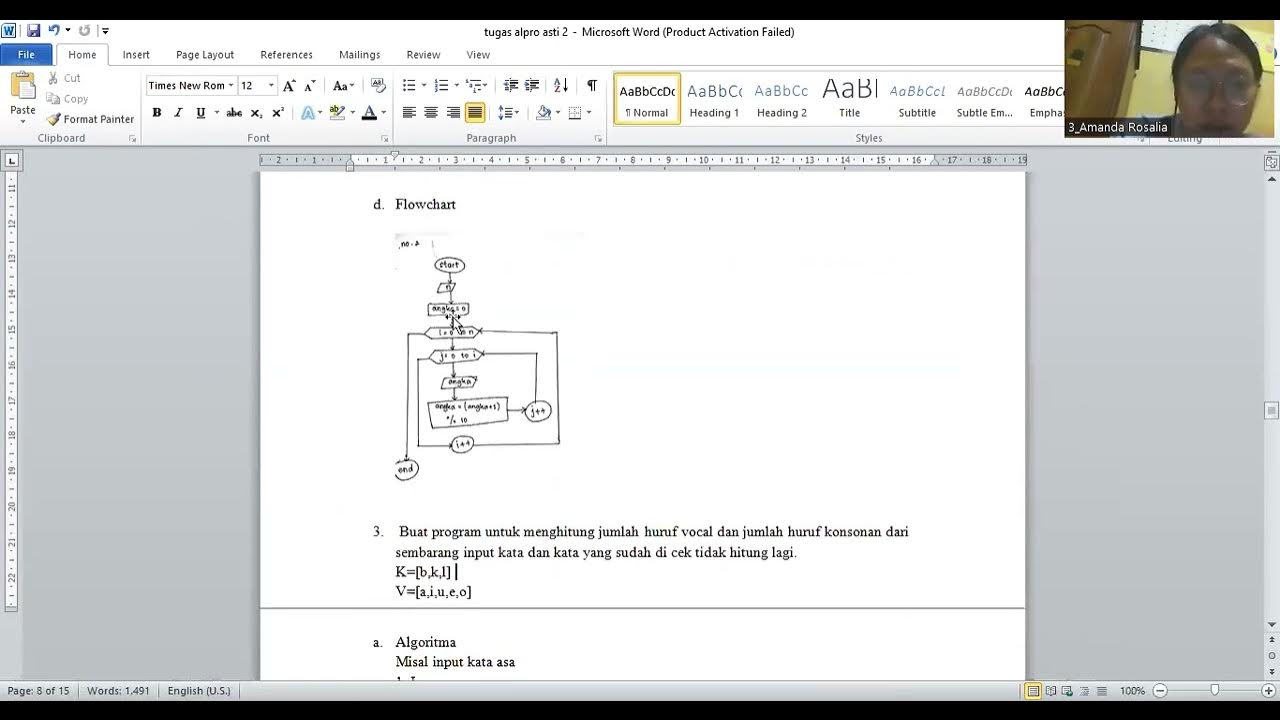 Tugas Algoritma dan Pemrograman no 2 - YouTube