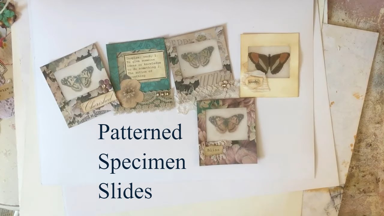TUTORIAL - A Different Look for SPECIMEN Slides - DIY Embellishments ...