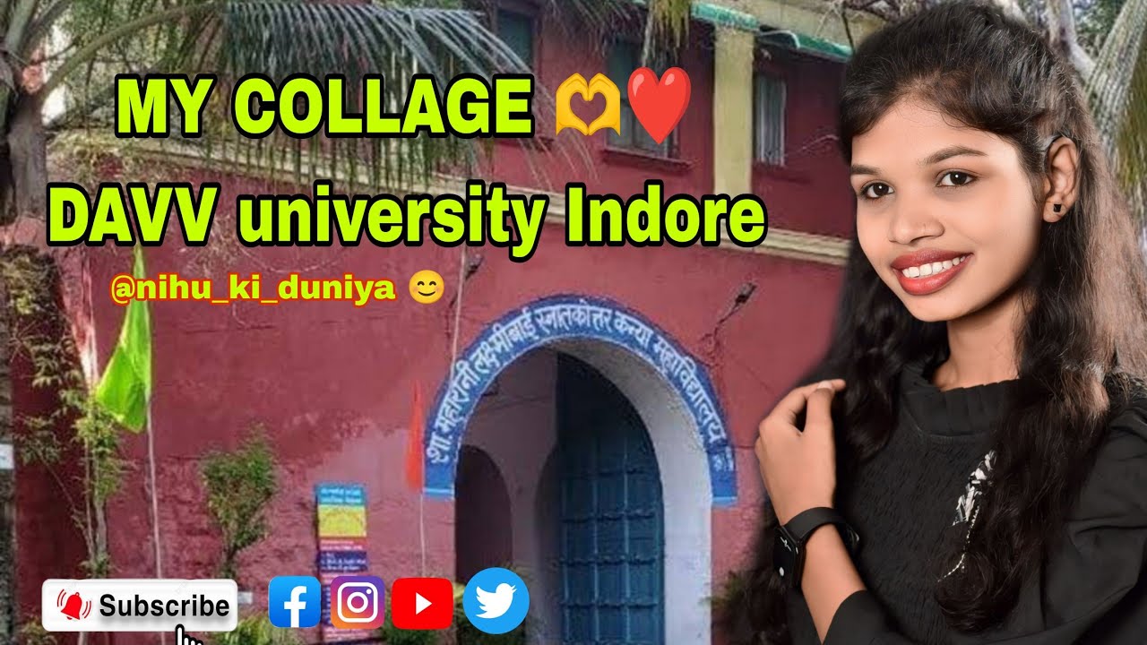 LIFE Of a DAVV University Student 👩‍🎓 | collage Vlog | MLB Girls PG ...