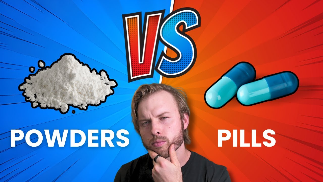 The Pros and Cons of Powder vs. Pill Supplements - YouTube