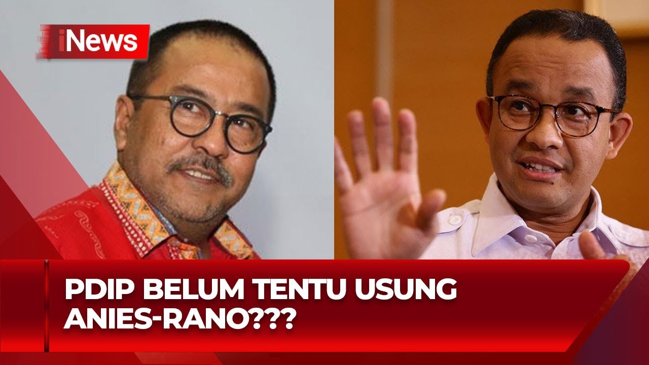Anies-Rano Belum Dideklarasikan PDIP Maju di Pilkada Jakarta 2024 ...