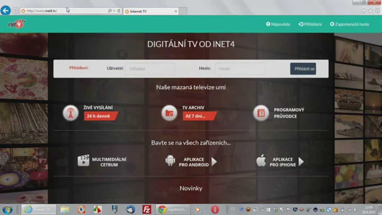 Jak spustit inet4.TV v prohlížeči Internet Explorer - YouTube