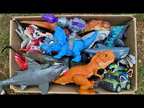 Hunting Jurassic World Rebirth Toy Dinosaur Carnivore vs Herbivore