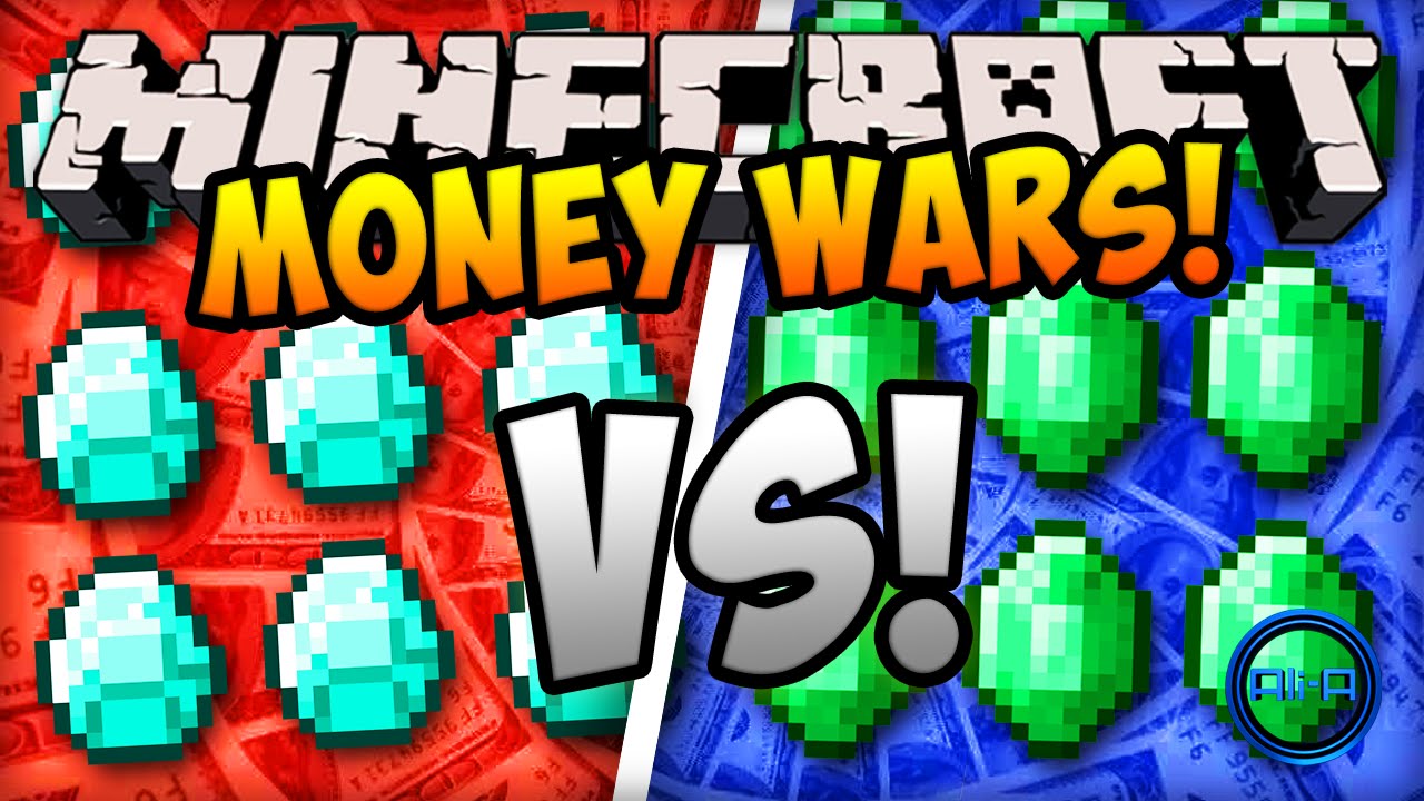 Minecraft MONEY WARS! - "ALL THE DIAMONDS!" w/ Ali-A, Vikk & Lachlan ...