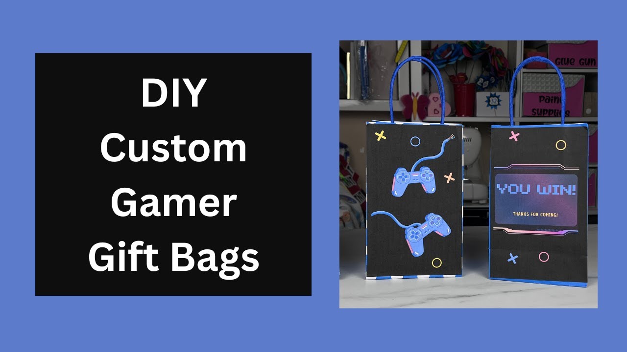Custom Gamer Gift Bag - YouTube