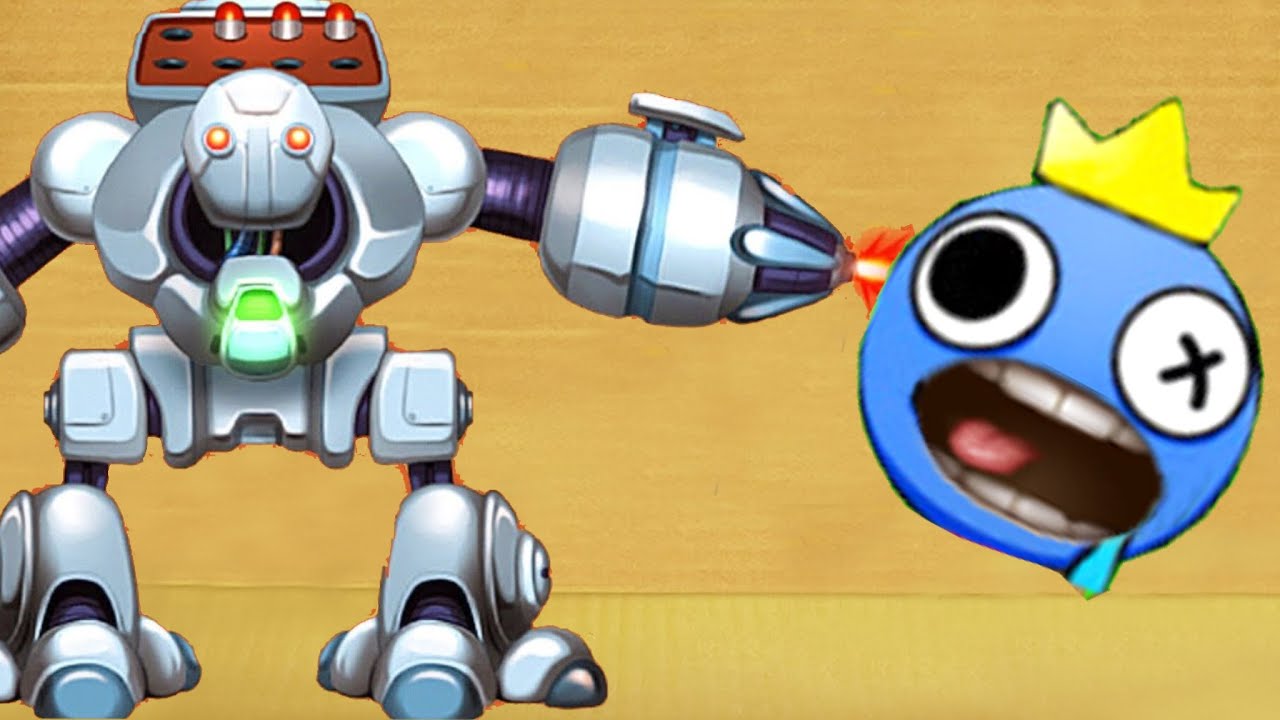 Fun Nano Weapons Super Robots VS Rainbow Friends Buddy | Kick The Buddy ...