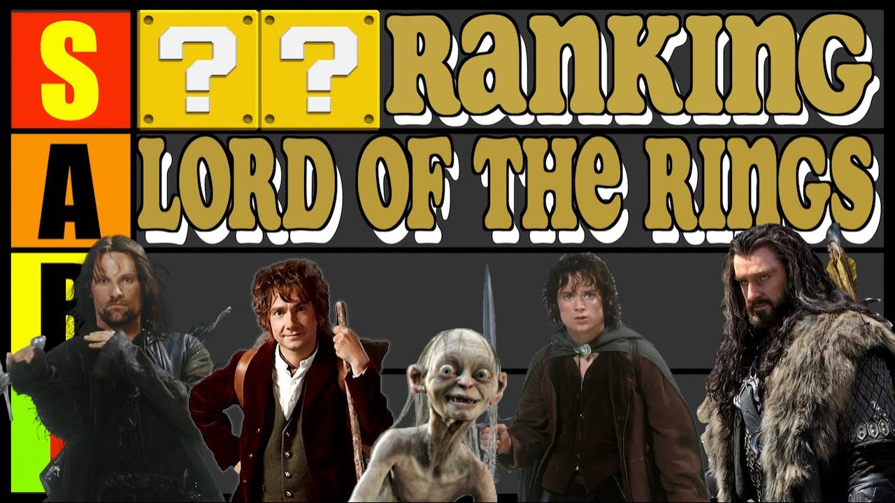Tier List! Ranking The Lords of the Rings Franchise ALL IN | We Rank ...