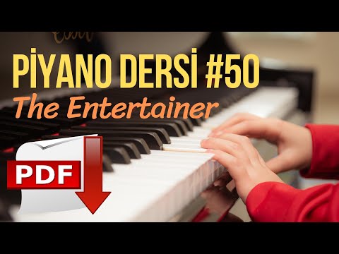 Piyano Dersi #50 - The Entertainer - Scott Joplin (Orta Seviye Piyano Kursu) Piyano Eğitimi