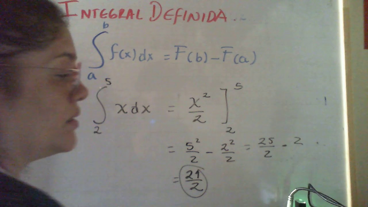 Integral definida - YouTube
