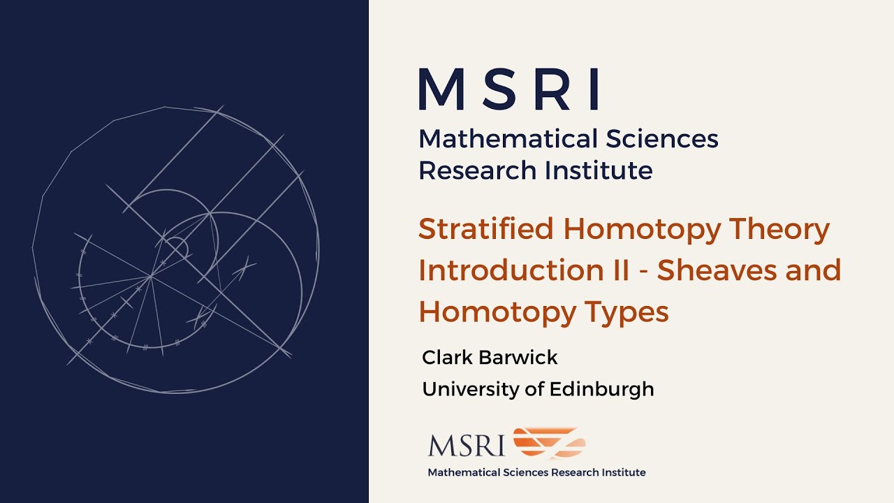 Introduction II Sheaves and Homotopy Types - YouTube