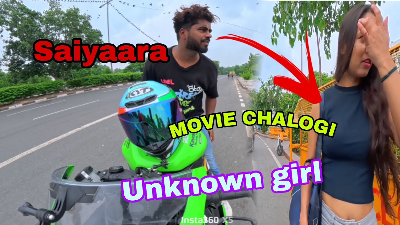 Jab cute Ladki Se Pucha Movie Chalogi ZX6R Pe 😱 | EPIC Response ...