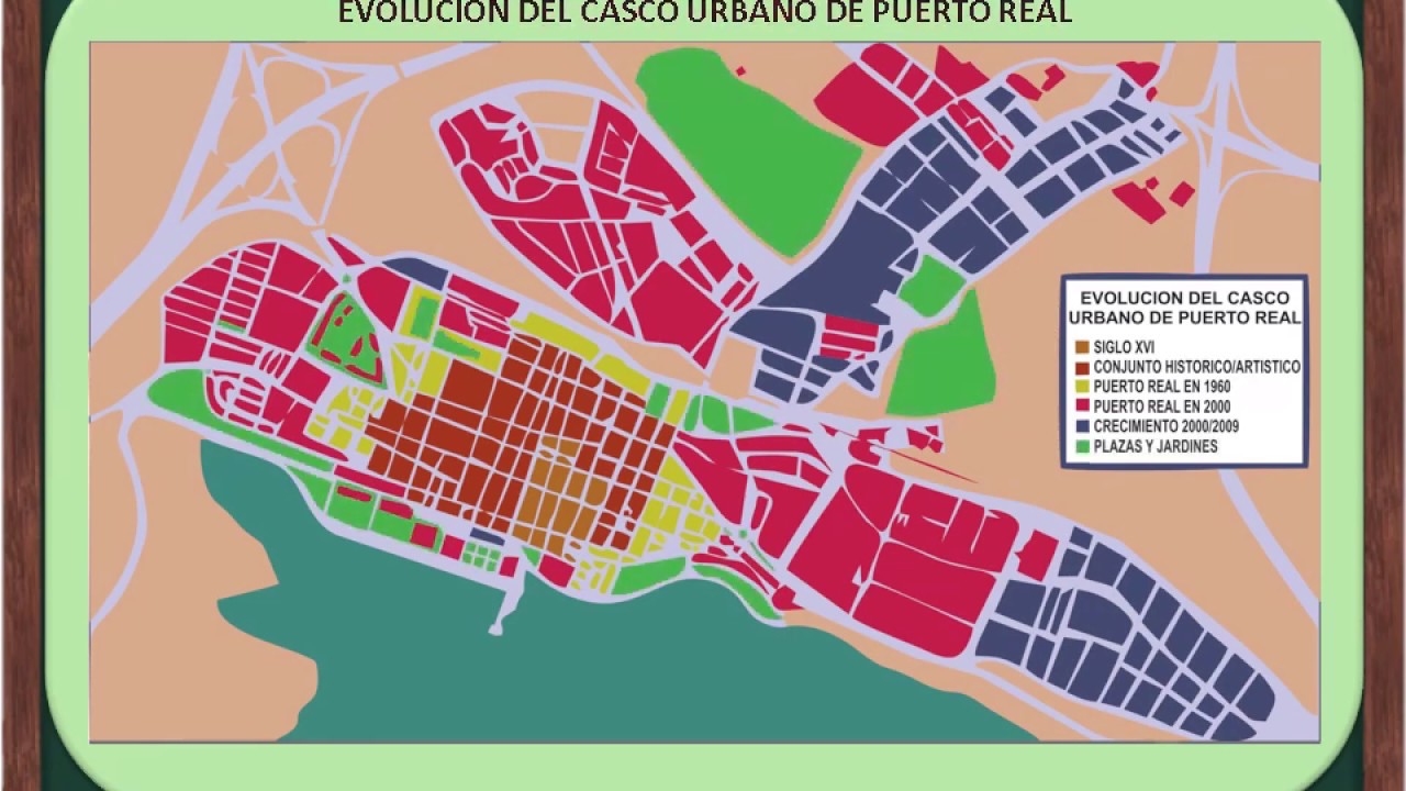 MAPA DINÁMICO DE LA EVOLUCIÓN DEL CASCO URBANO DE PUERTO REAL - YouTube