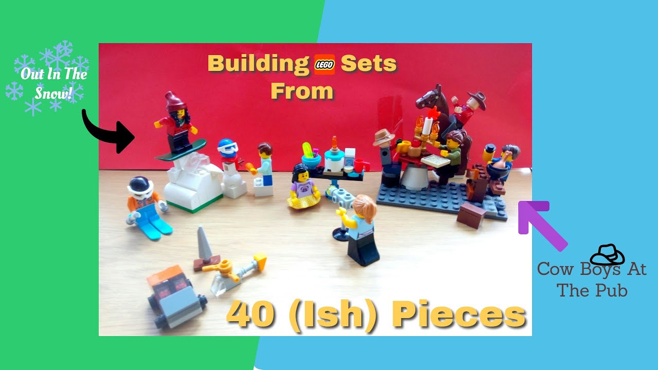 I built 4 Lego Sets Each with 40 Pieces | Lego Inspiration and Ideas ...