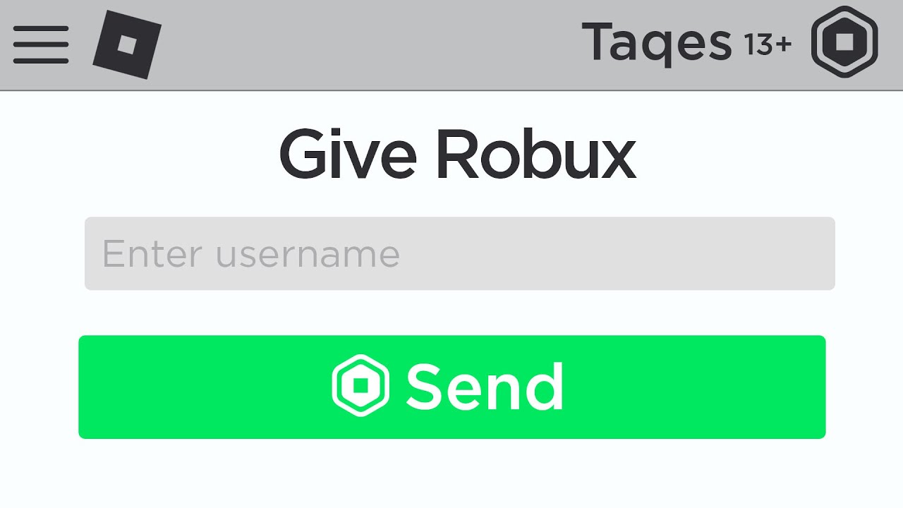 How To Give Robux To Your Friends.. (how to Send Robux to Friends ...