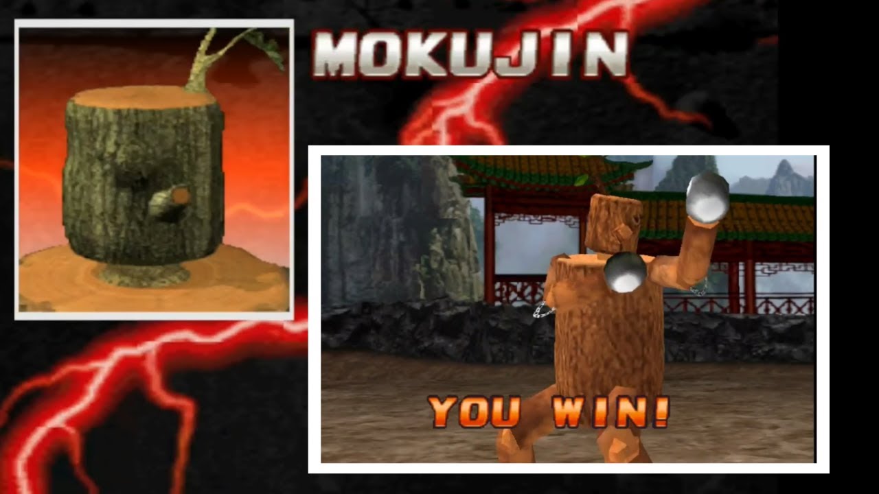 Tekken 3 - Mokujin (PS1 / Playstation) - YouTube