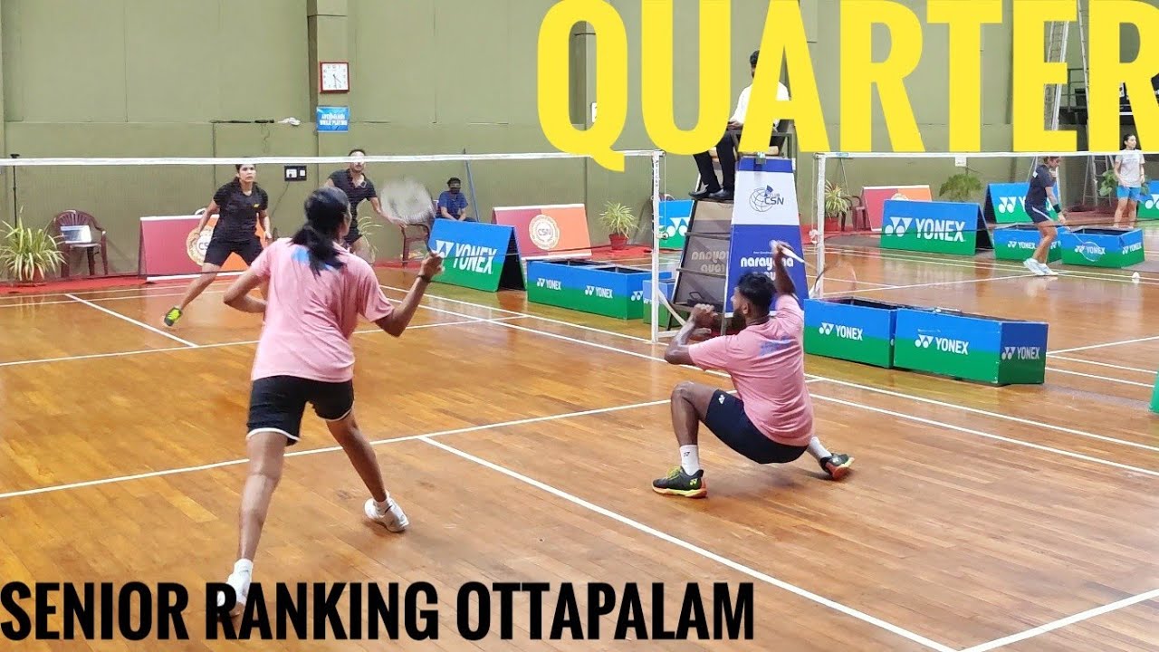 EDWIN/GOWRI Vs SANGEETH/DIVYA:XD QUARTER:20th KPS MENON MEMORIAL SENIOR ...